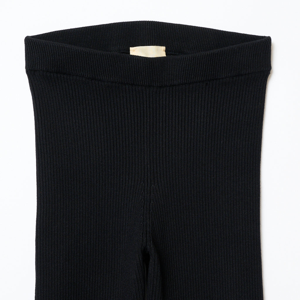 Rib Knit legg l / BLACK – SHISHIKUI